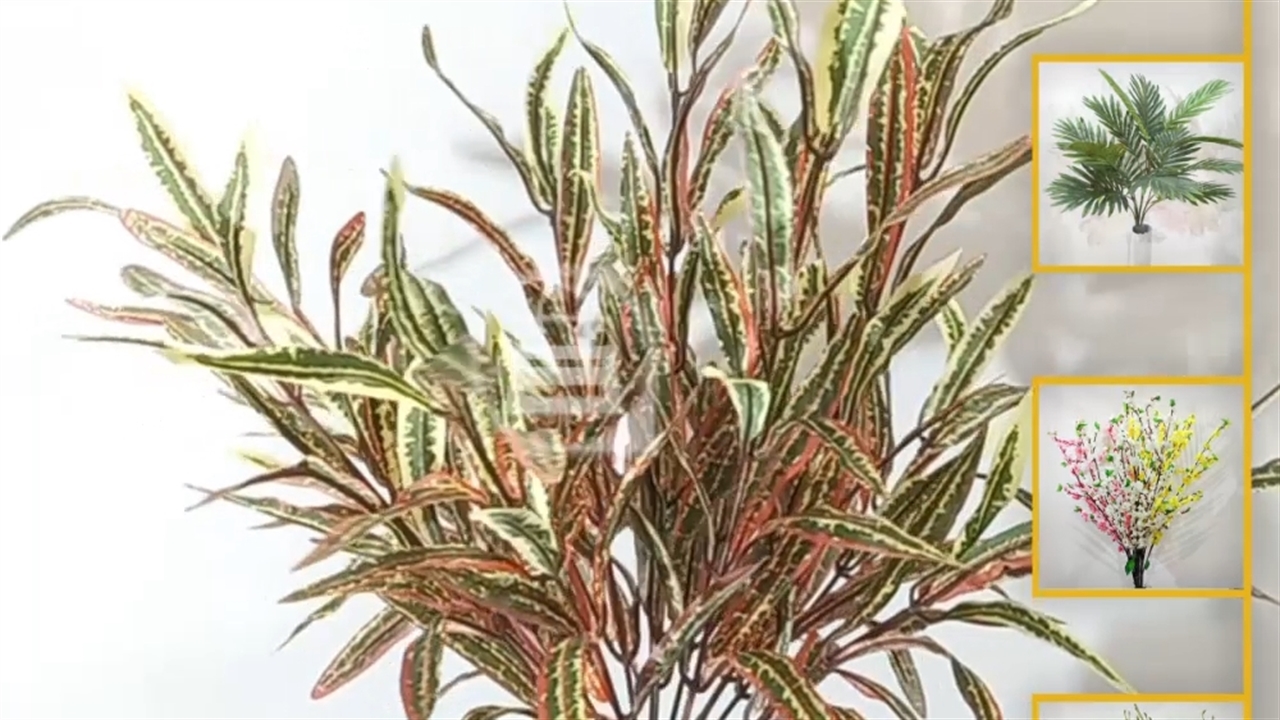 بوته گل مصنوعی کروتن ابلق | گیاه مصنوعی - نماشا