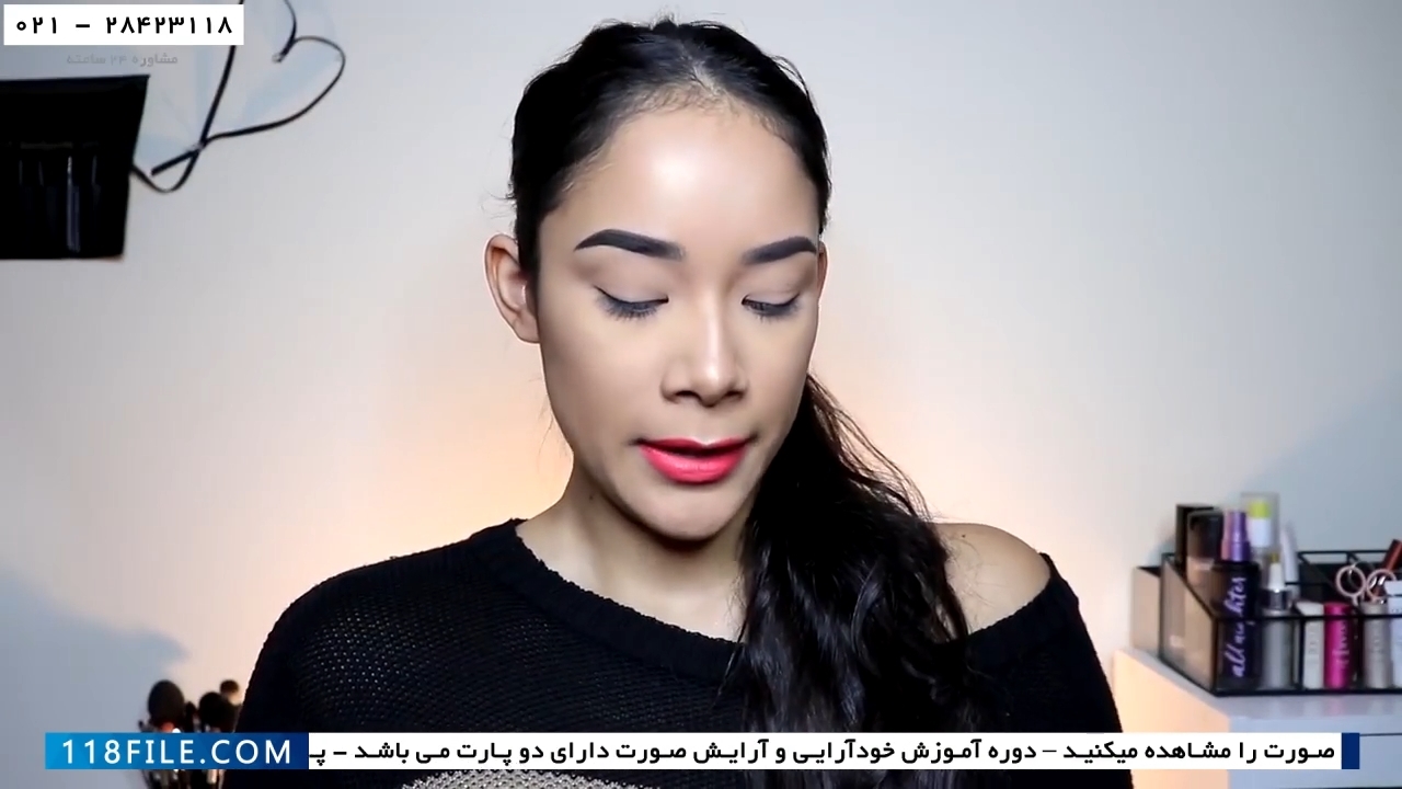 آموزش خودآرایی آموزش آرایش چشم فر دادن مژه بدون ریمل آموزش فر مژه زدن نماشا